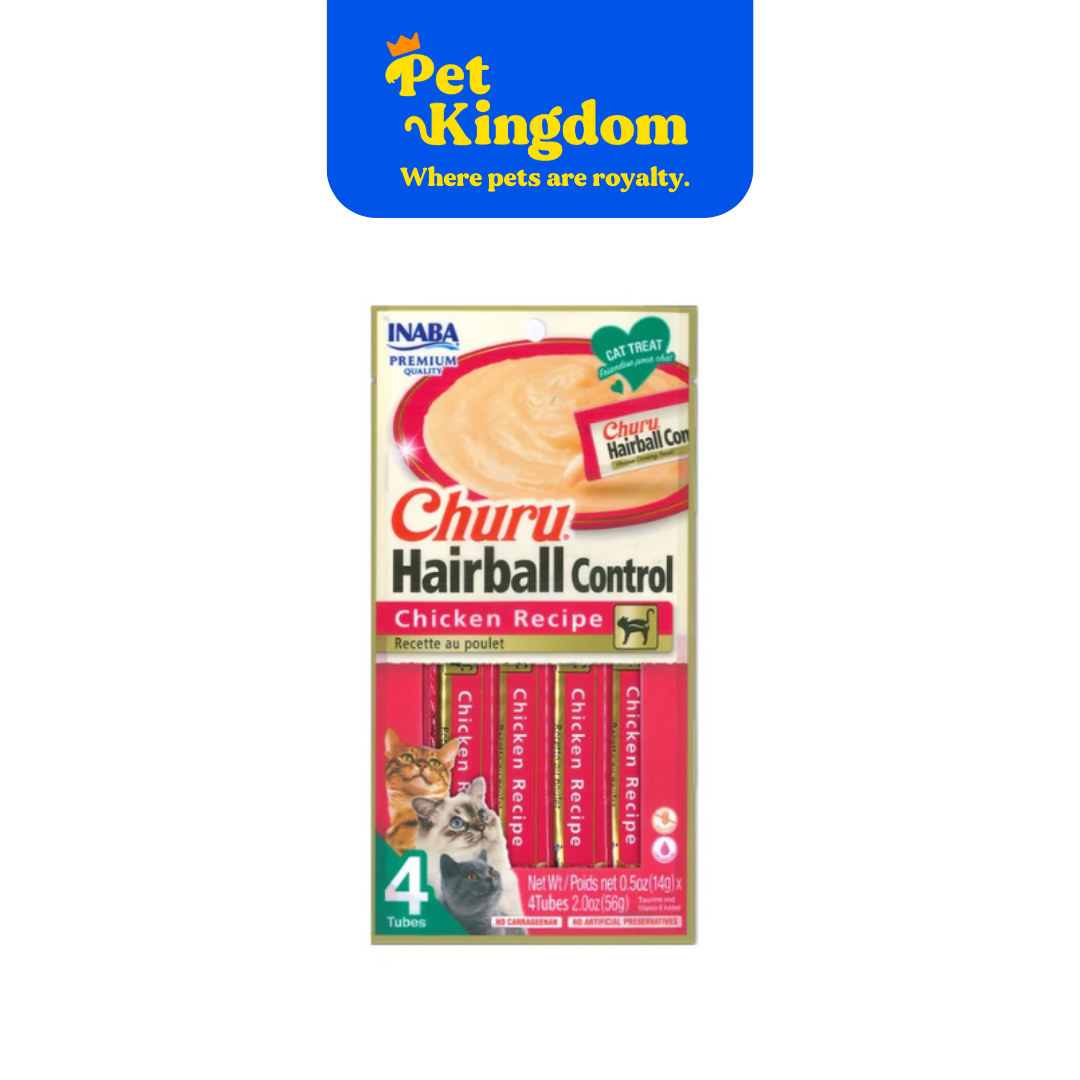 USA676 - INABA HAIRBALL CONTROL CHICKEN RECIPE 14GX4 – Pet Kingdom