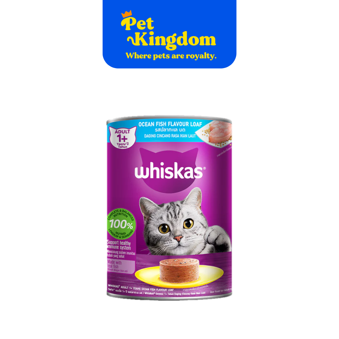 WHISKAS Can Ocean Fish 400g – Pet Kingdom