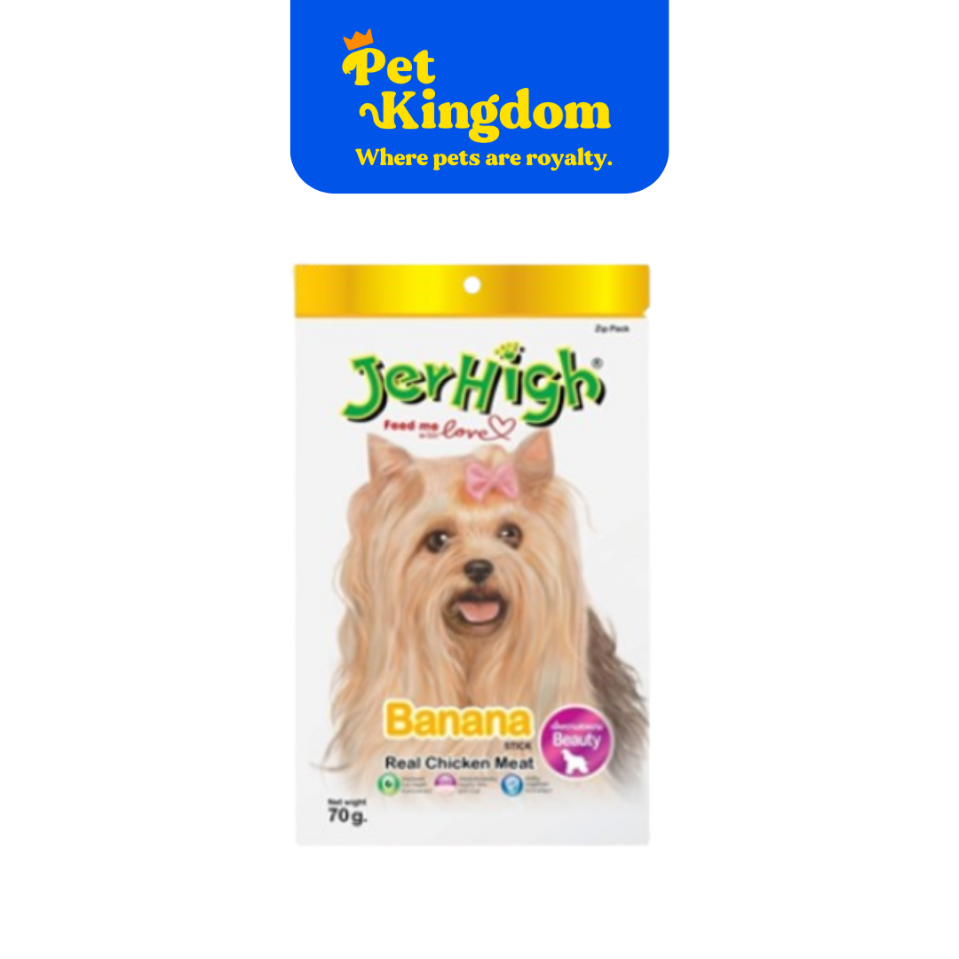 JERHIGH TREATS (BANANA) 70G.. (12PKS/BOX) – Pet Kingdom