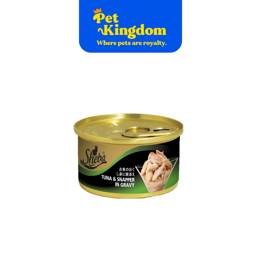 SHEBA Can Tuna & Snapper in Gravy 85g – Pet Kingdom