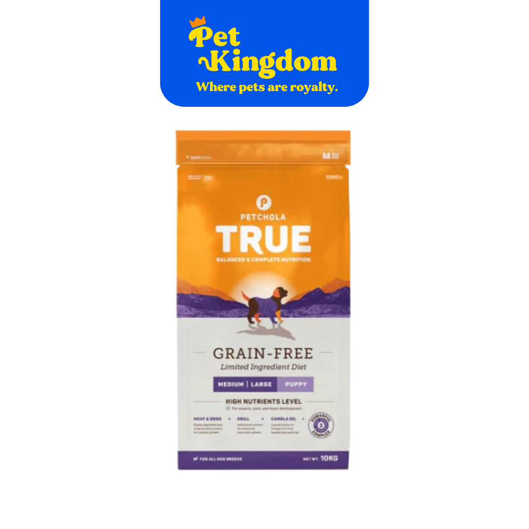 PETCHOLA TRUE GRAIN-FREE PUPPY MEDIUM-LARGE 10KG – Pet Kingdom