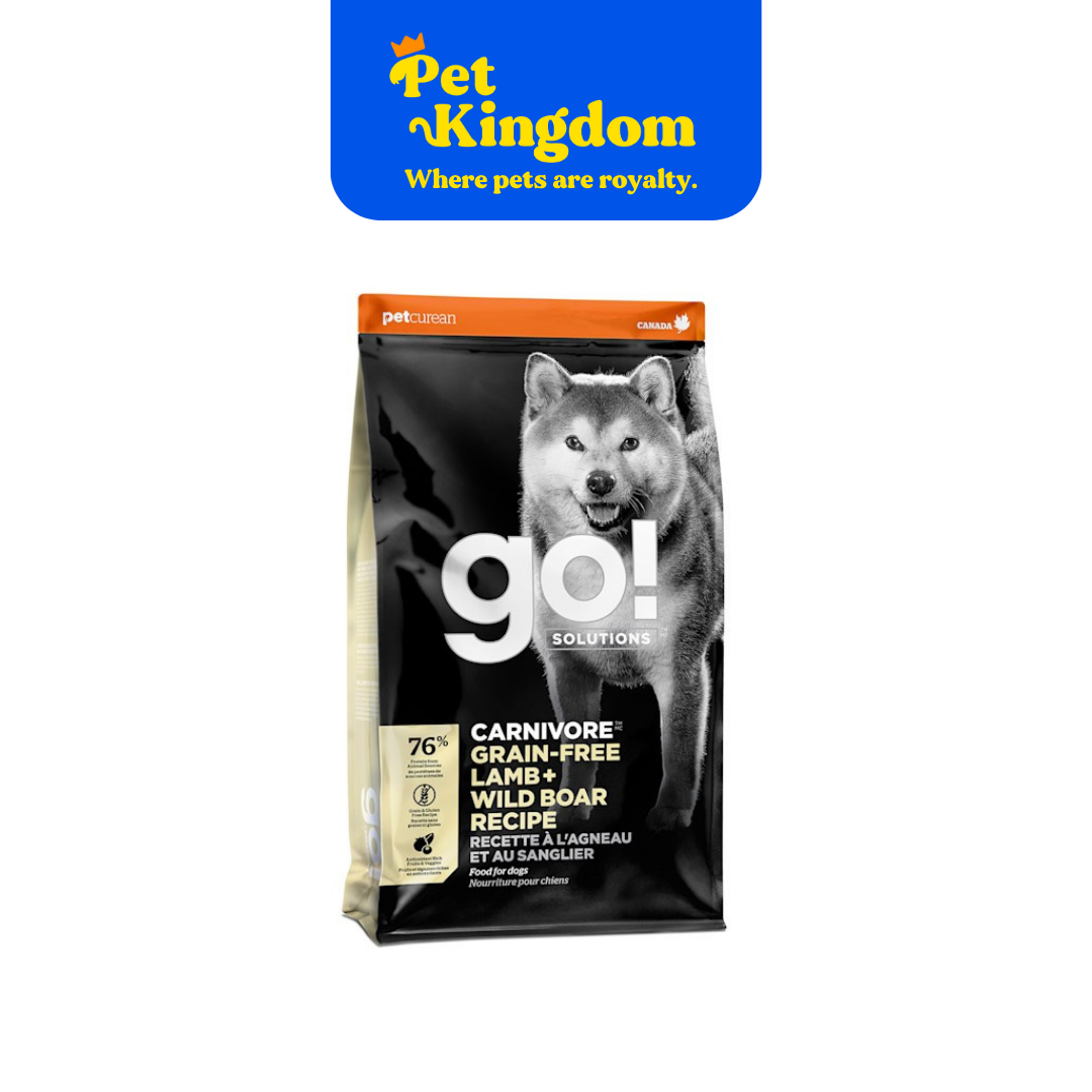 GO SOLUTIONS CARNIVORE LAMB + WILD BOAR 22LB – Pet Kingdom