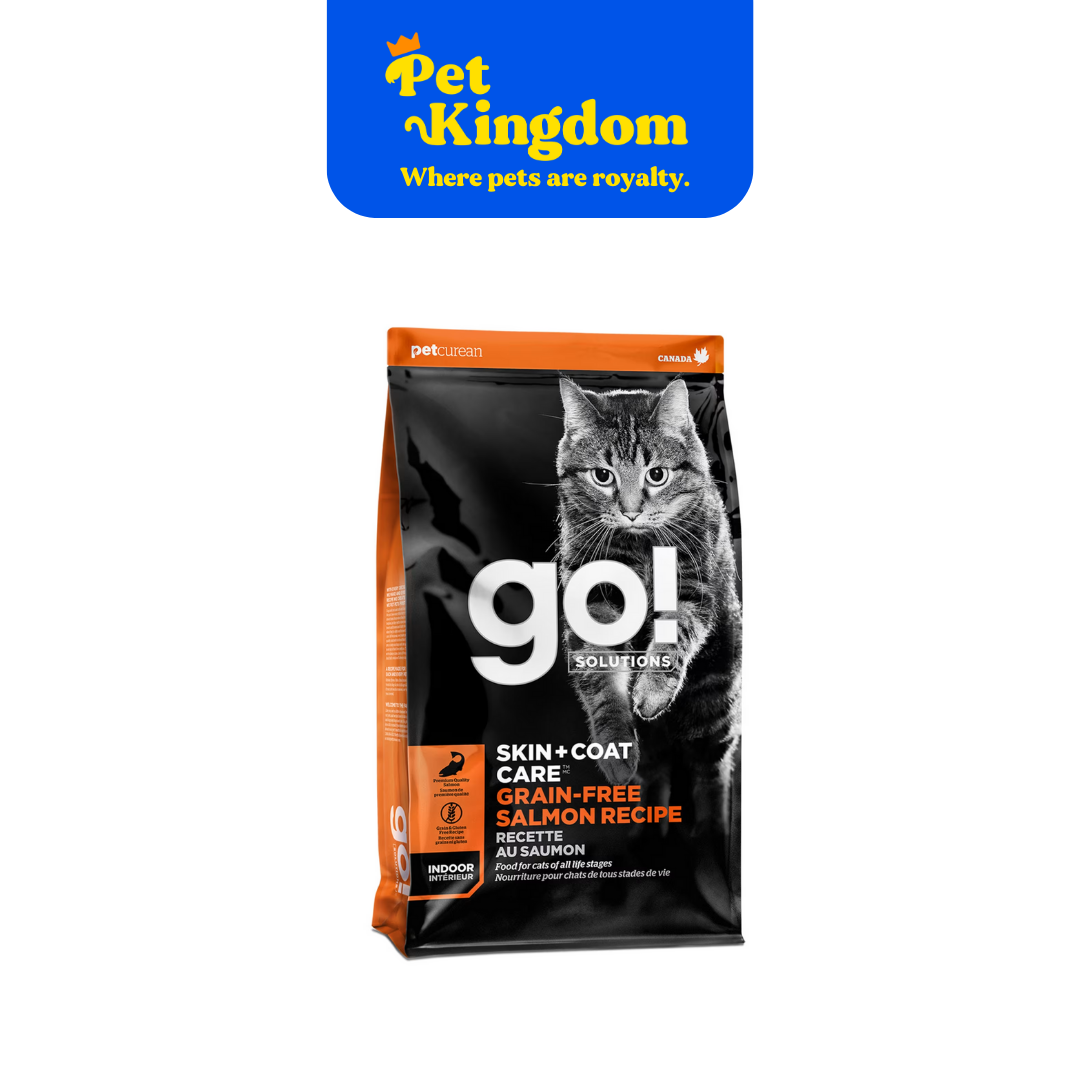 GO! SOLUTION SKIN + COAT GRAIN FREE SALMON RECIPE FOR CATS 3LB – Pet ...