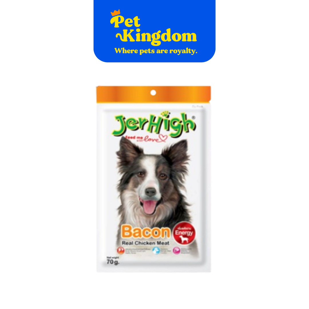 JERHIGH TREATS (SNACK BACON) 70G.. (12PKS/BOX) – Pet Kingdom