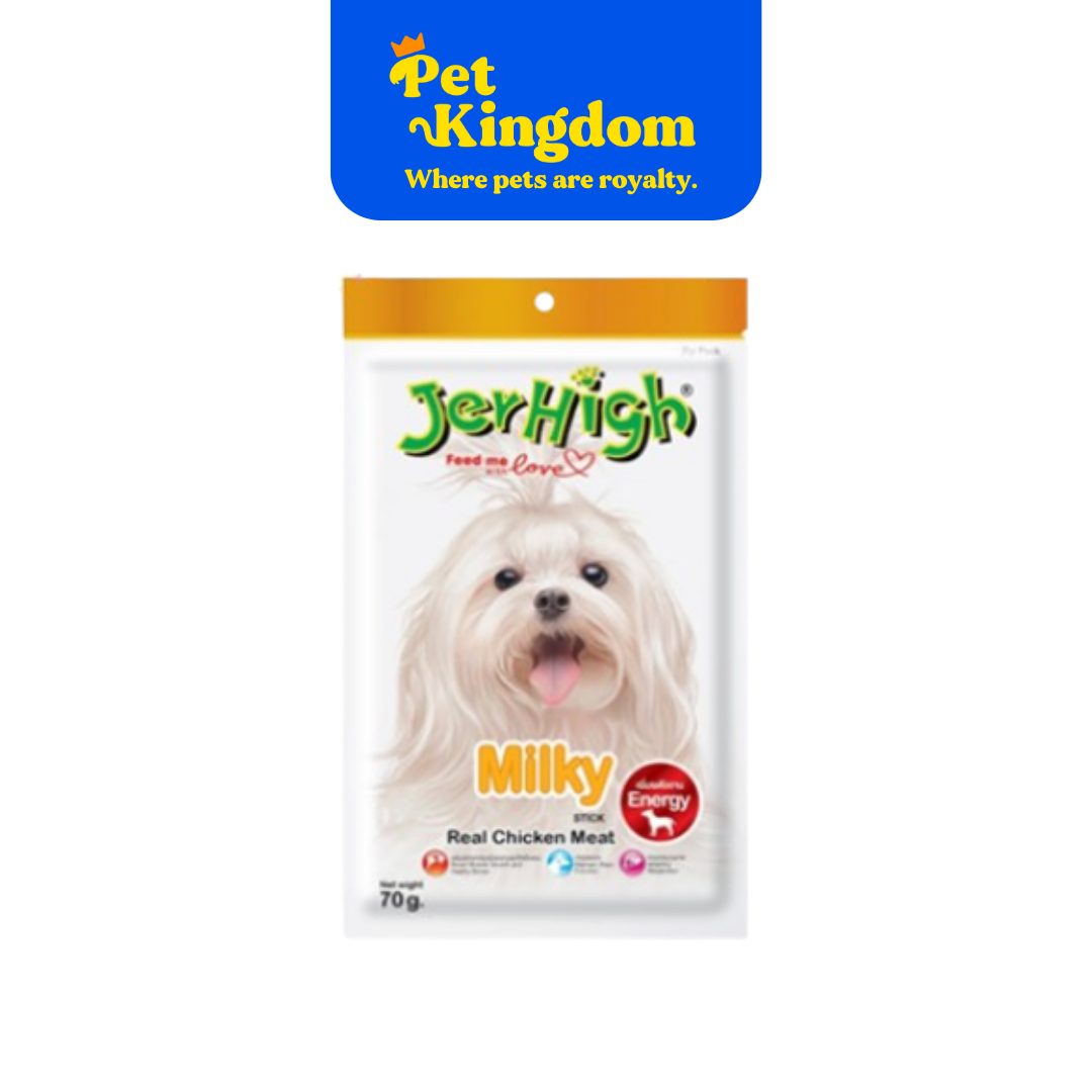 JERHIGH TREATS (MILKY) 70G.. (12PKS/BOX) – Pet Kingdom