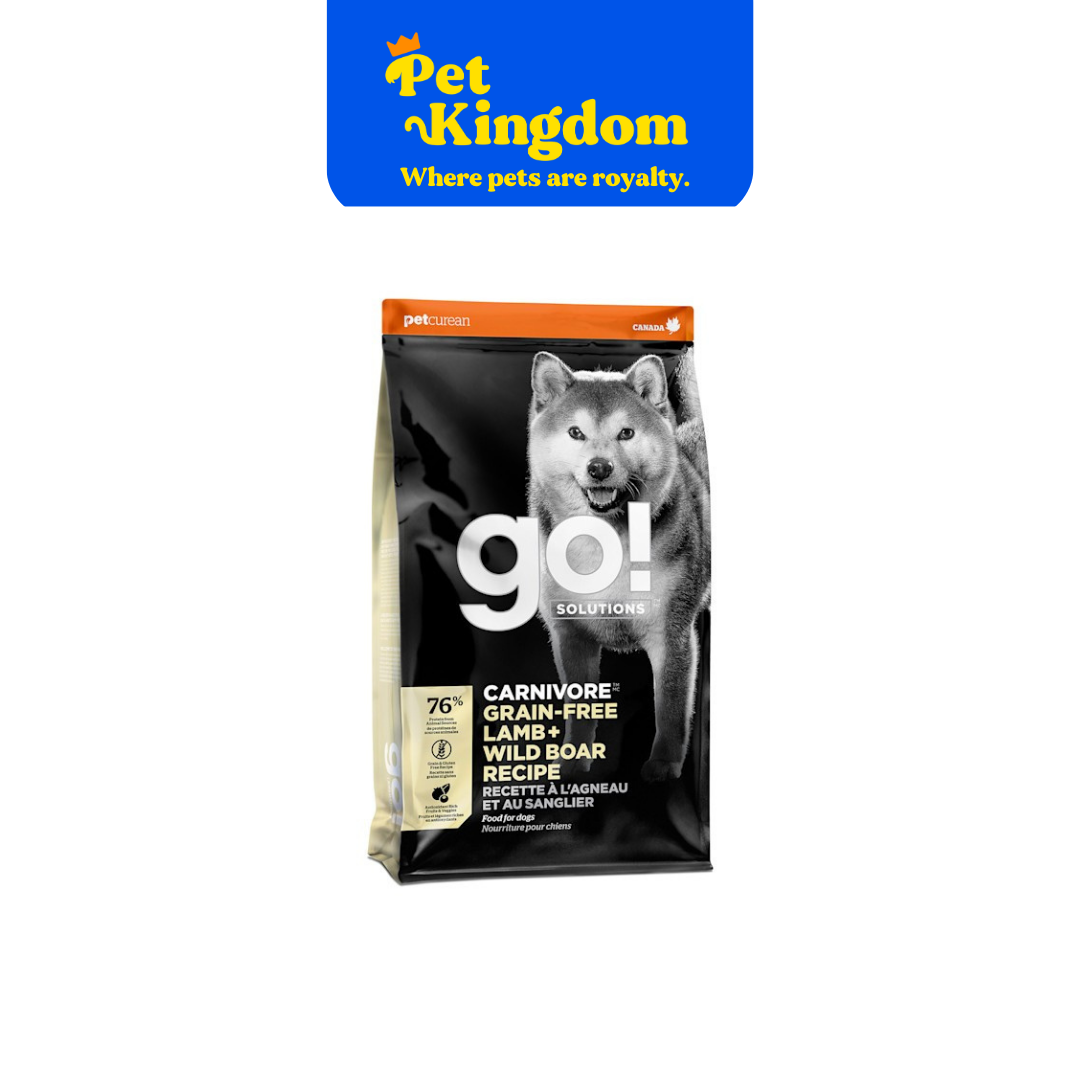 GO! SOLUTIONS CARNIVORE LAMB + WILD BOAR 3.5LB – Pet Kingdom